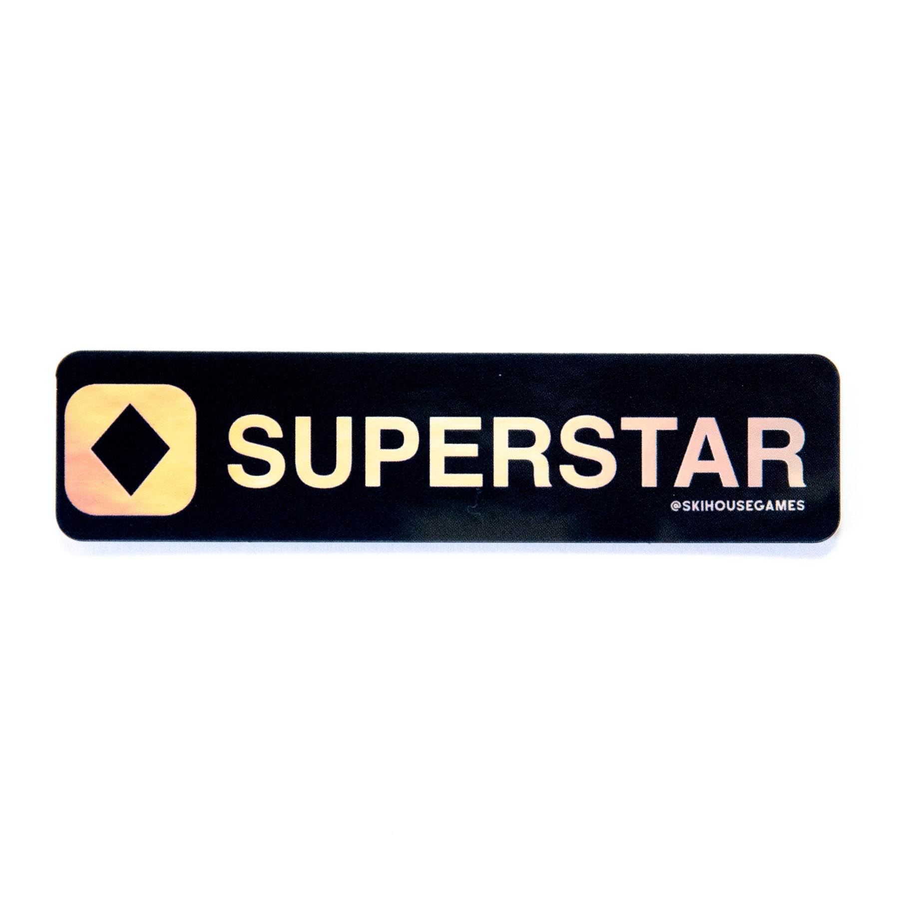 Superstar Holographic Ski Sticker